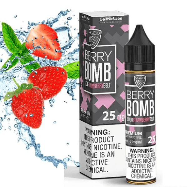 VGOD Saltnic Iced Berry Bomb 30 ML Bottles/25MG/50MG Nic.