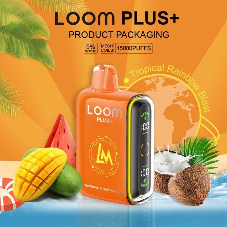 Loom Plus 15000 Puffs, Dual Mode, Dual Core Vape.