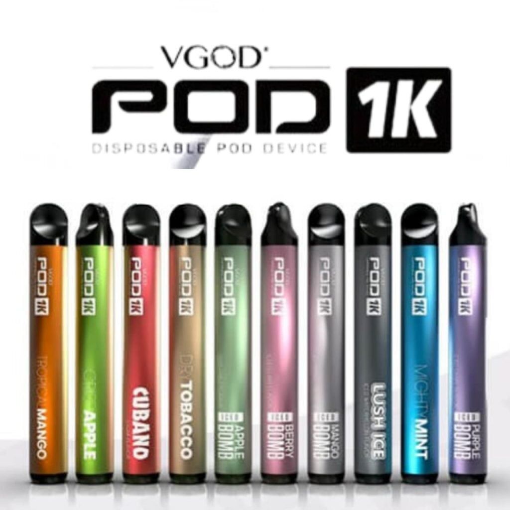 VGOD 1K Disposable Vape, Slim And Tasteful.