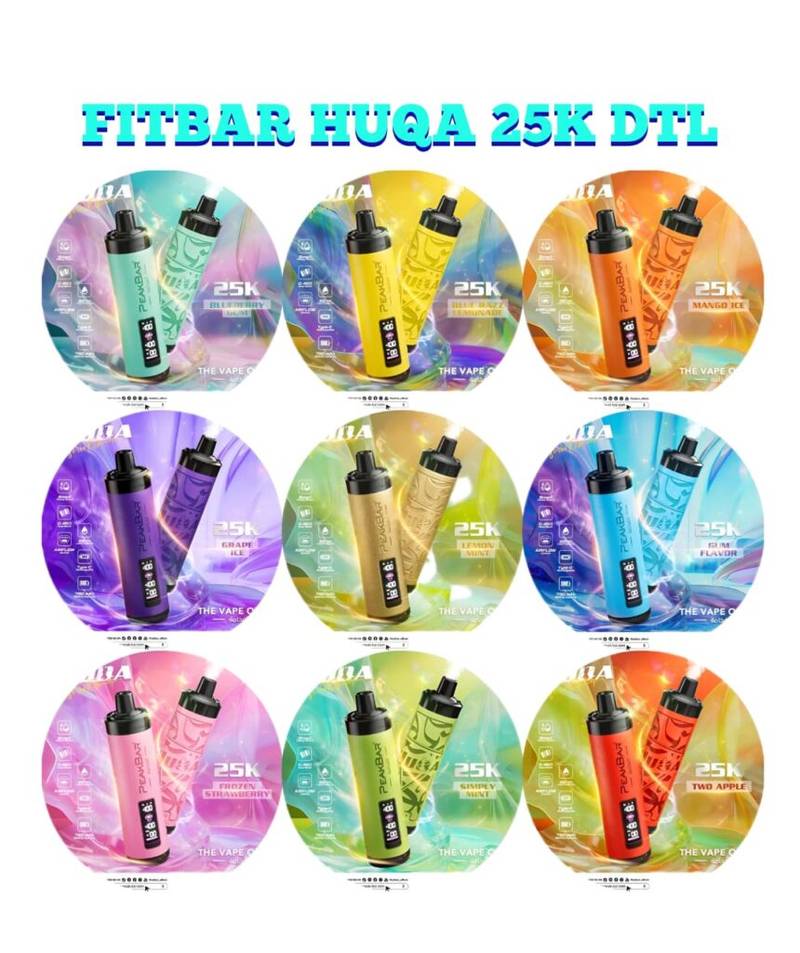 PEAKBAR Huqa 25000 Puffs DTL