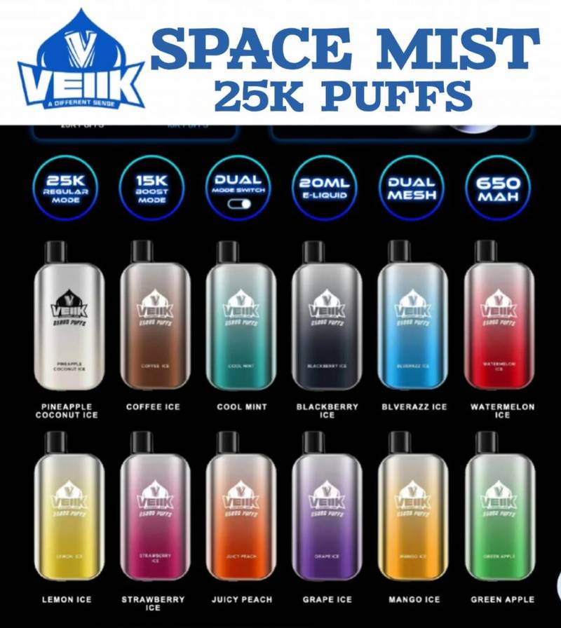 VEIIK Space Mist 25000 Puffs Disposable Vape